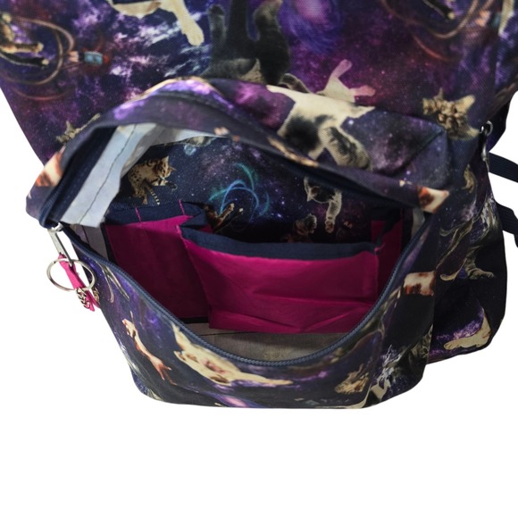Jansport | Bags | Jansport Purple Cosmic Galaxy Cats And Dogs In Space ...